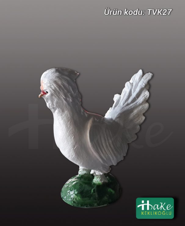 SULTAN TAVUK HEYKELİ – Dekoratif Fiberglas Bahçe Figürü – Bahçe ...